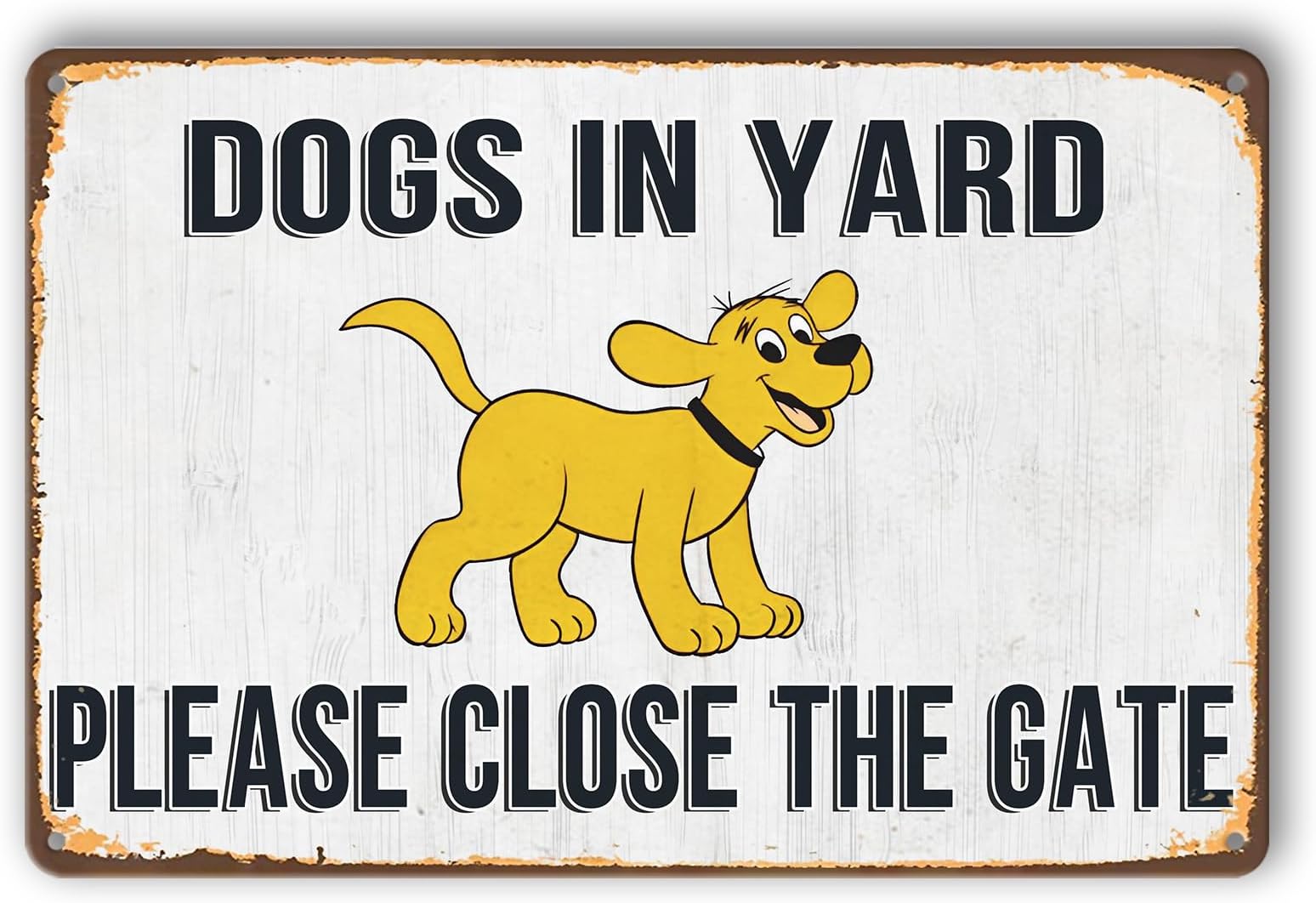 Amazon.com: Yardwe Cane Corso Sign, 2PCS Beware of Dog Warning Sign ...
