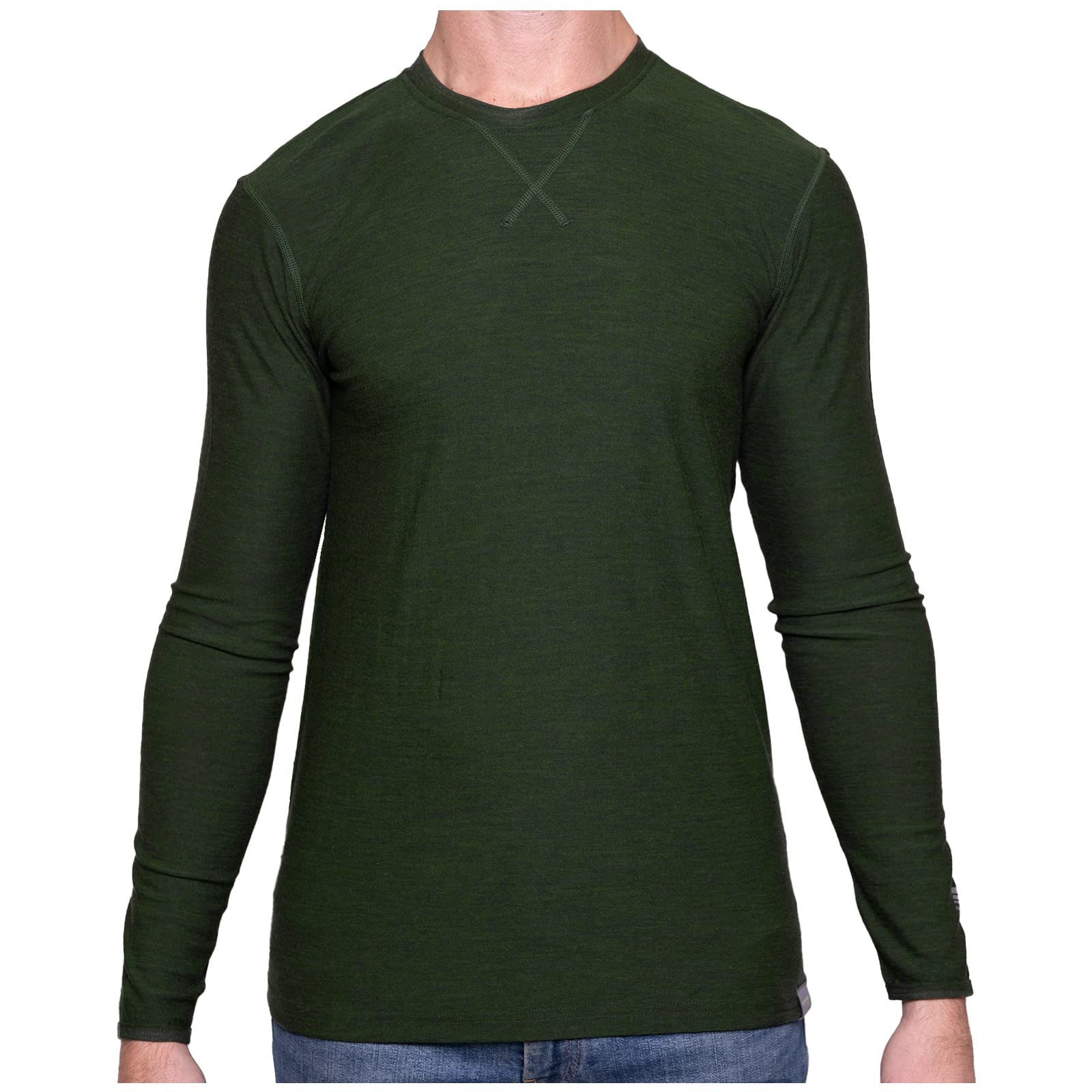 MERIWOOL Mens 100% Merino Wool Base Layer Lightweight Long Sleeve ...