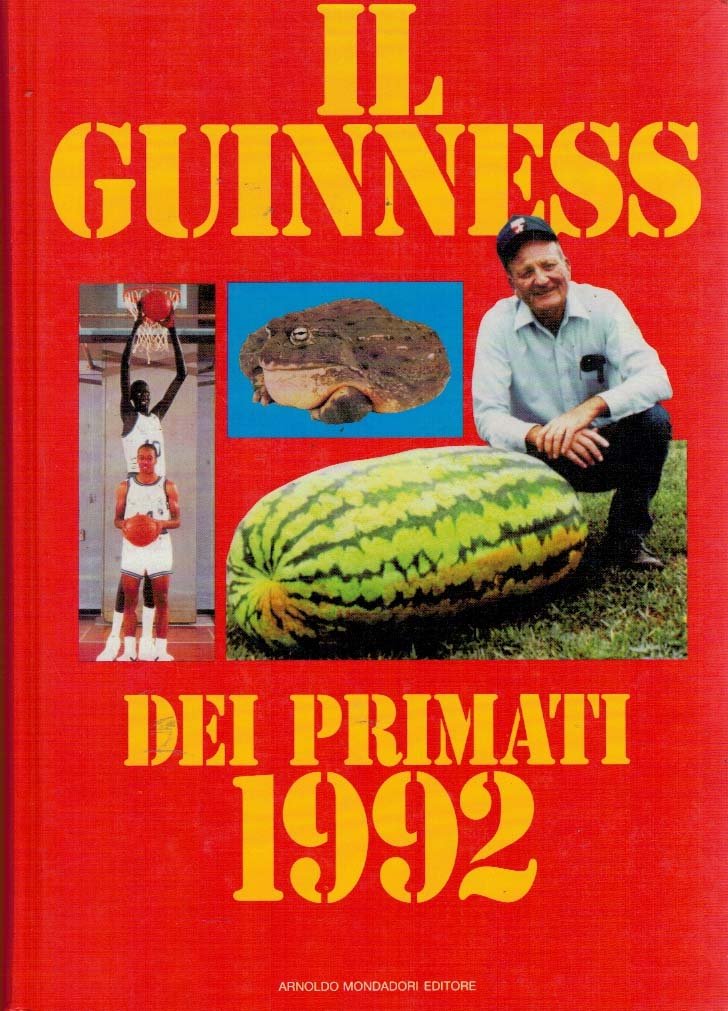 Il guinness dei primati 1992 : AA VV, AA VV, AA VV: Amazon.it: Libri
