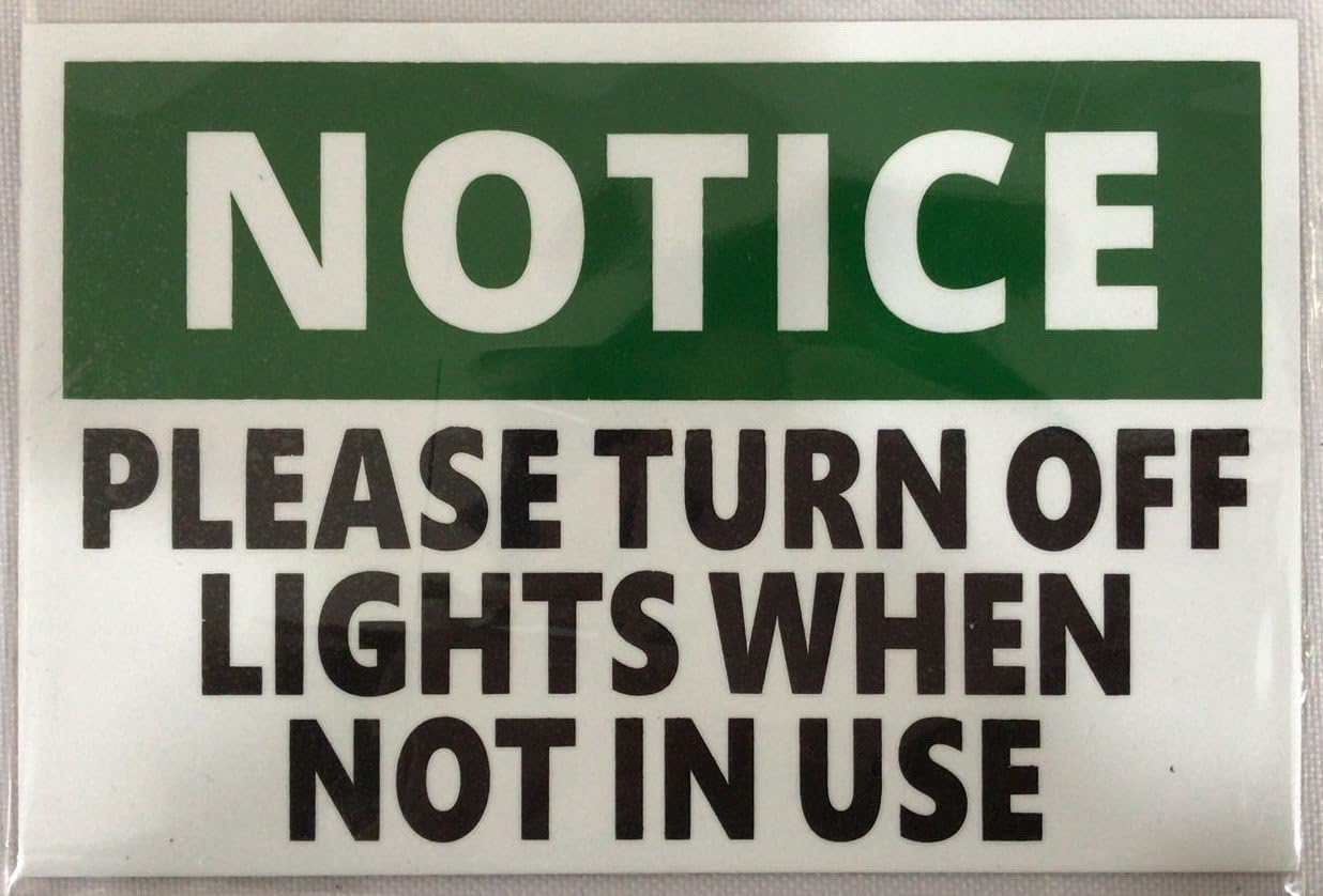 Amazon.com: StickerTalk Turn Lights Off Vinyl Sticker, 5 inches by 3.5 ...
