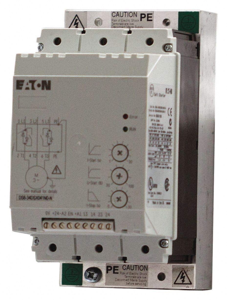 Eaton 3 Phase, Soft Start, 32A Output Current, 240 to 480VAC Input ...