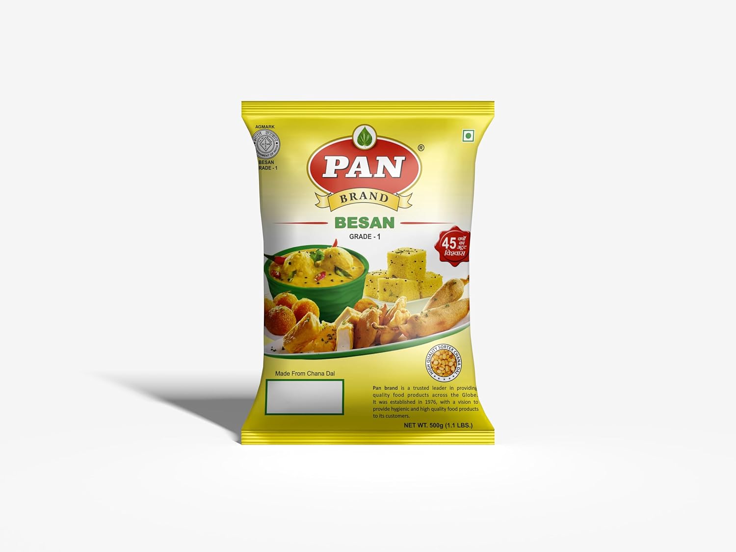 Pan Brand Besan Pouch, 500g : Amazon.in: Grocery & Gourmet Foods
