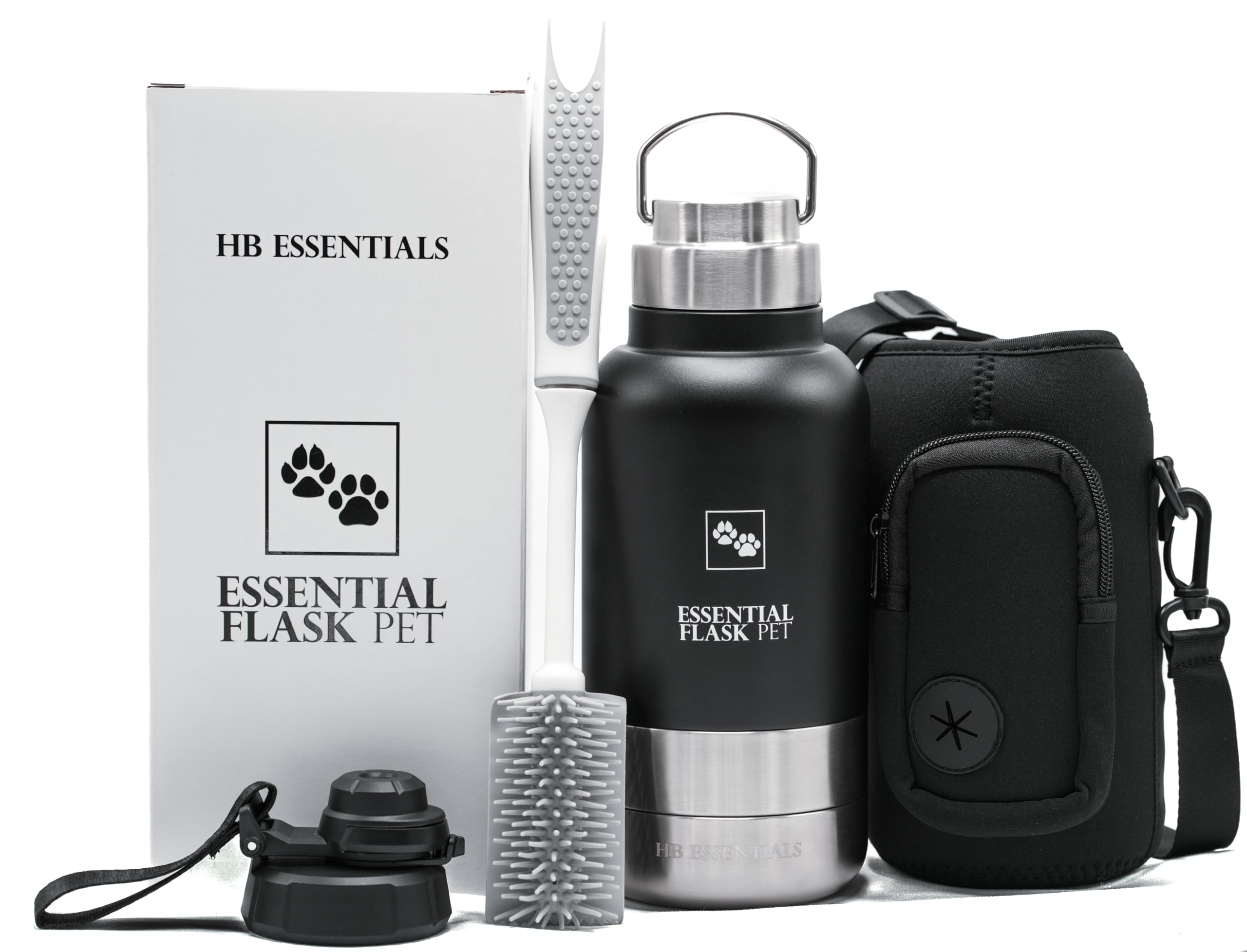 Amazon.com: Essential Flask Pet 32 oz - Portable Dog Water Bottle ...