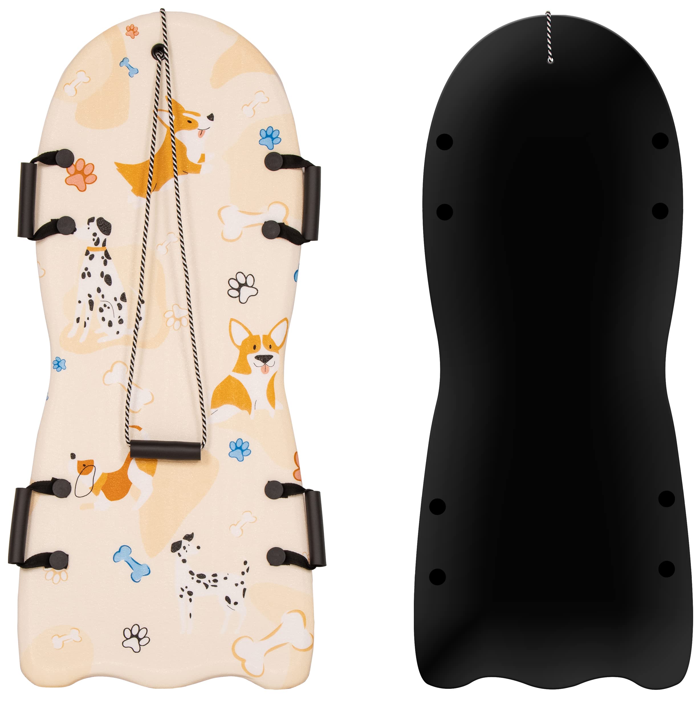 Elevon Premium Foam Snow Sled with Tow Rope and Handles for Kids and Adults