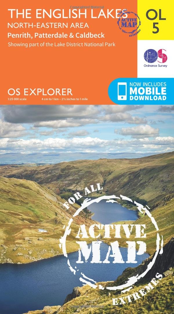 Lakes NE (OS Explorer Map): OL05 (OS Explorer Active Map) : Ordnance ...