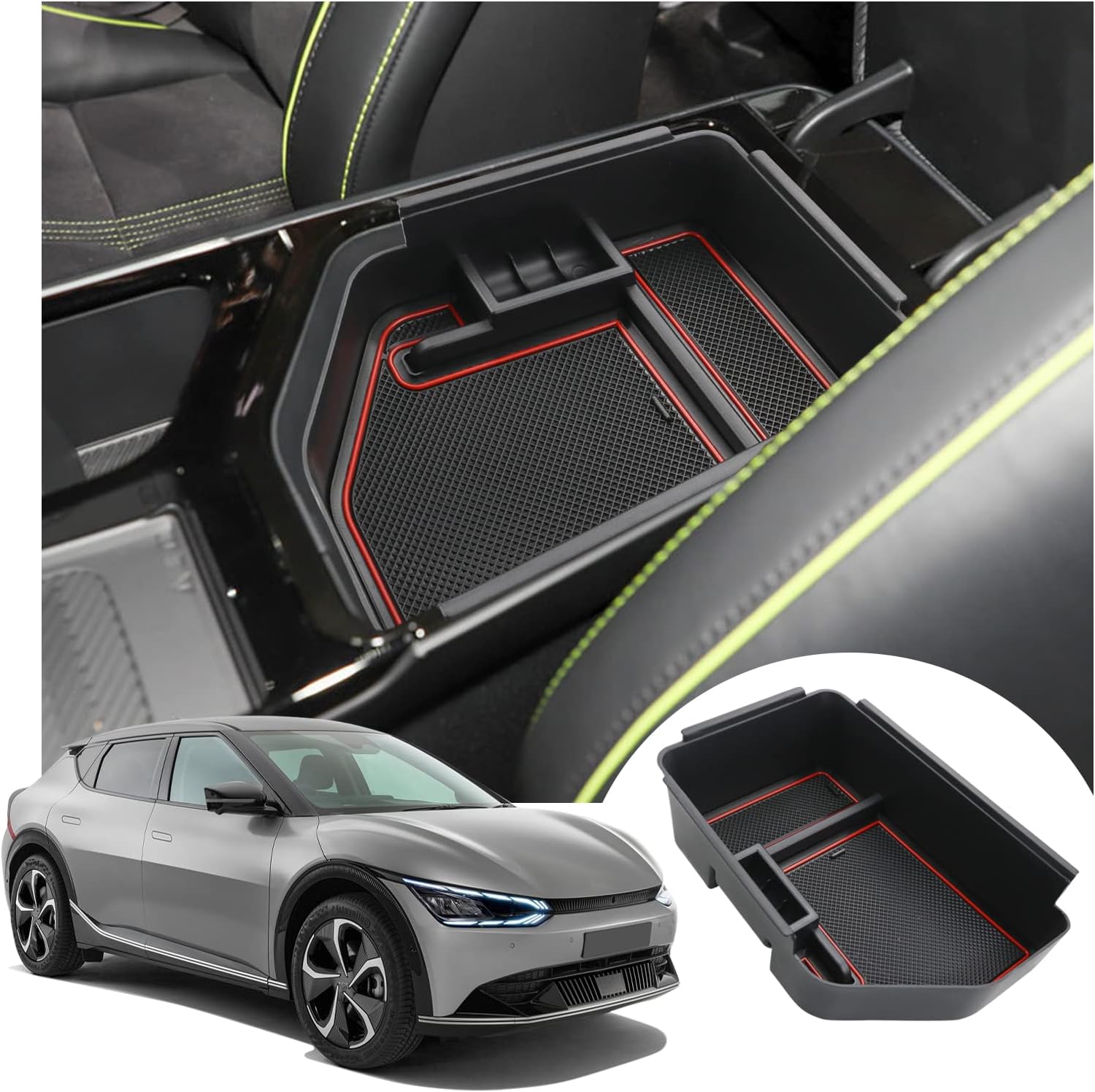 LFOTPP Car Armrest Organizer for Ranger, Center Console Arm Rest Tray ...