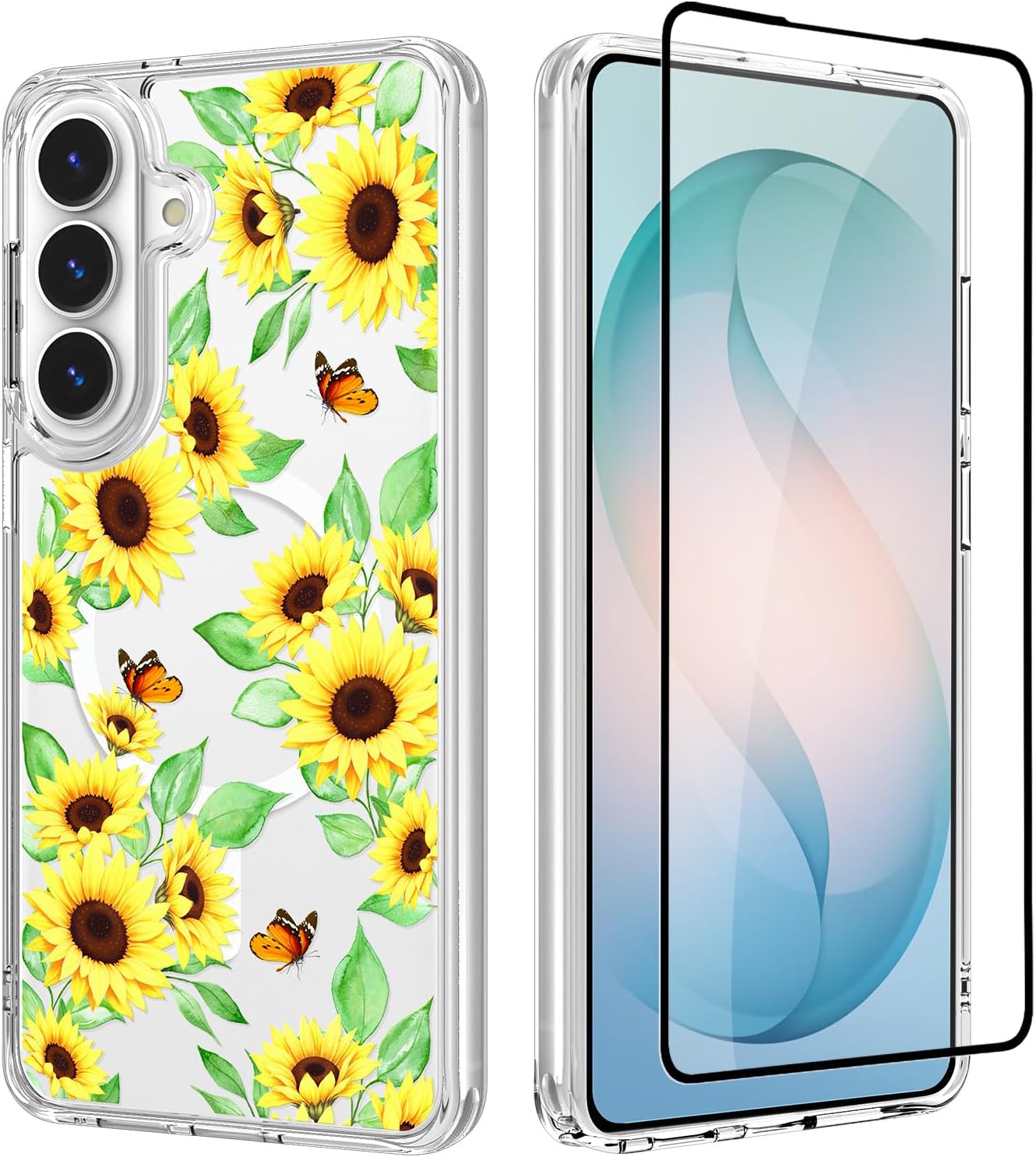 Amazon.com: OOK for Samsung Galaxy S26 Plus Flower Case Compatible with ...