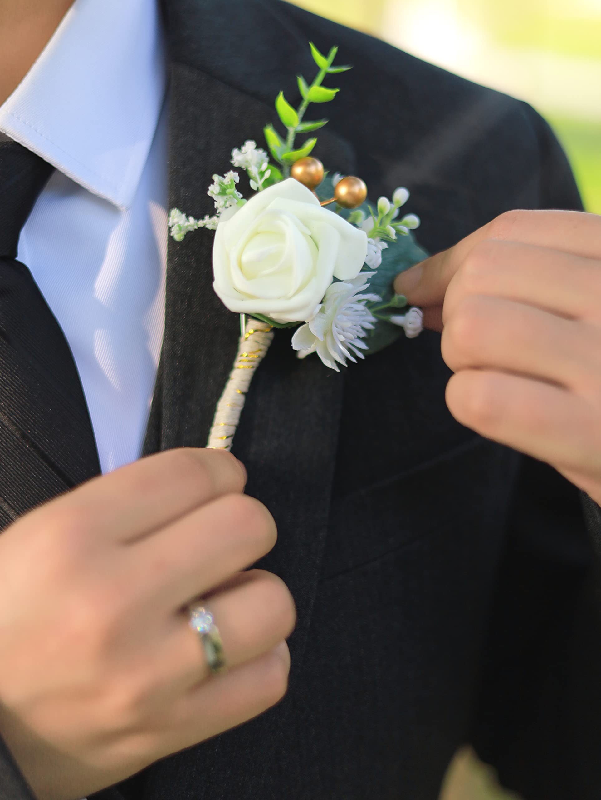 Flores Para El Novio Y Los Padrinos De Boda Personalización De