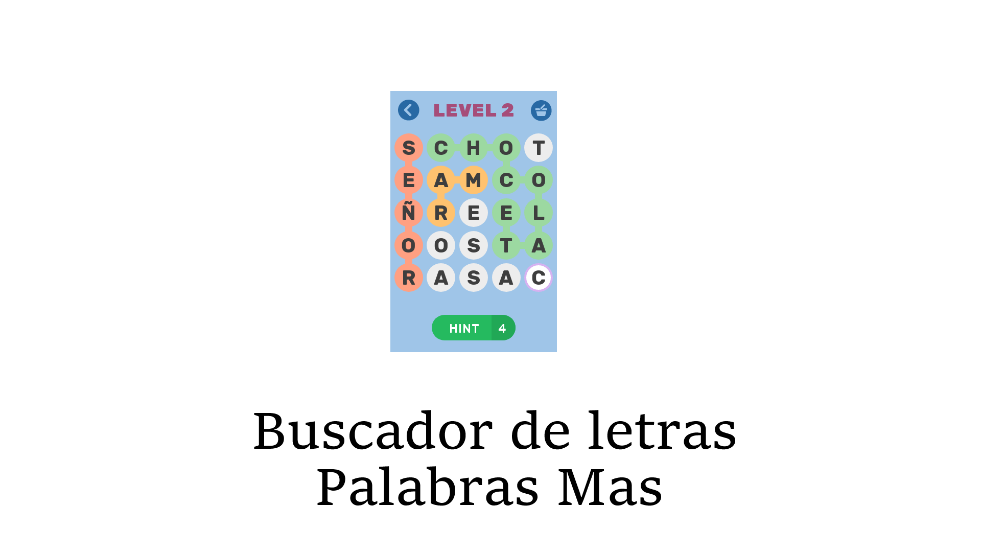 Palabras Mas - Buscador De Palabras Juego - App on Amazon Appstore