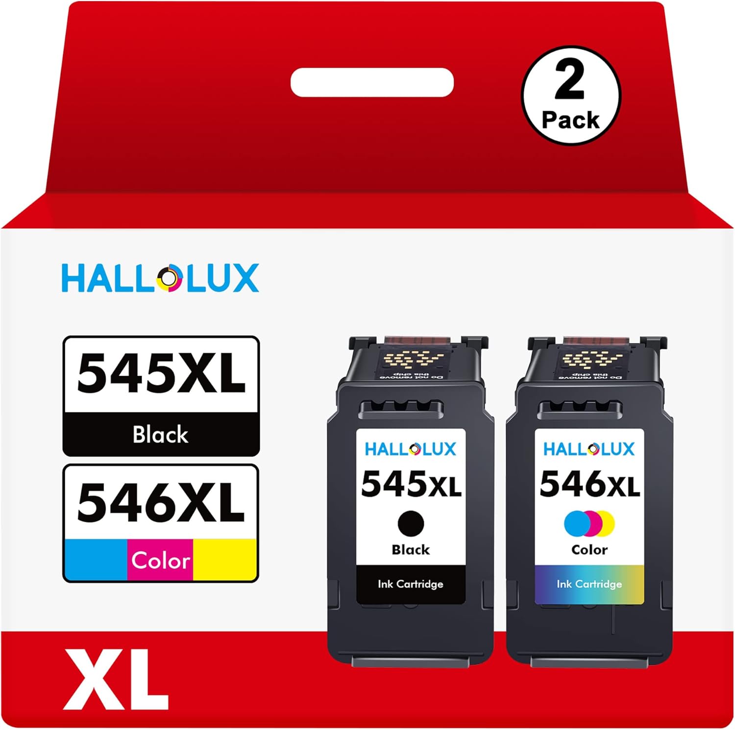 PG-545XL CL-546XL Ink Cartridges, BK/C/M/Y multipack, Compatible for ...