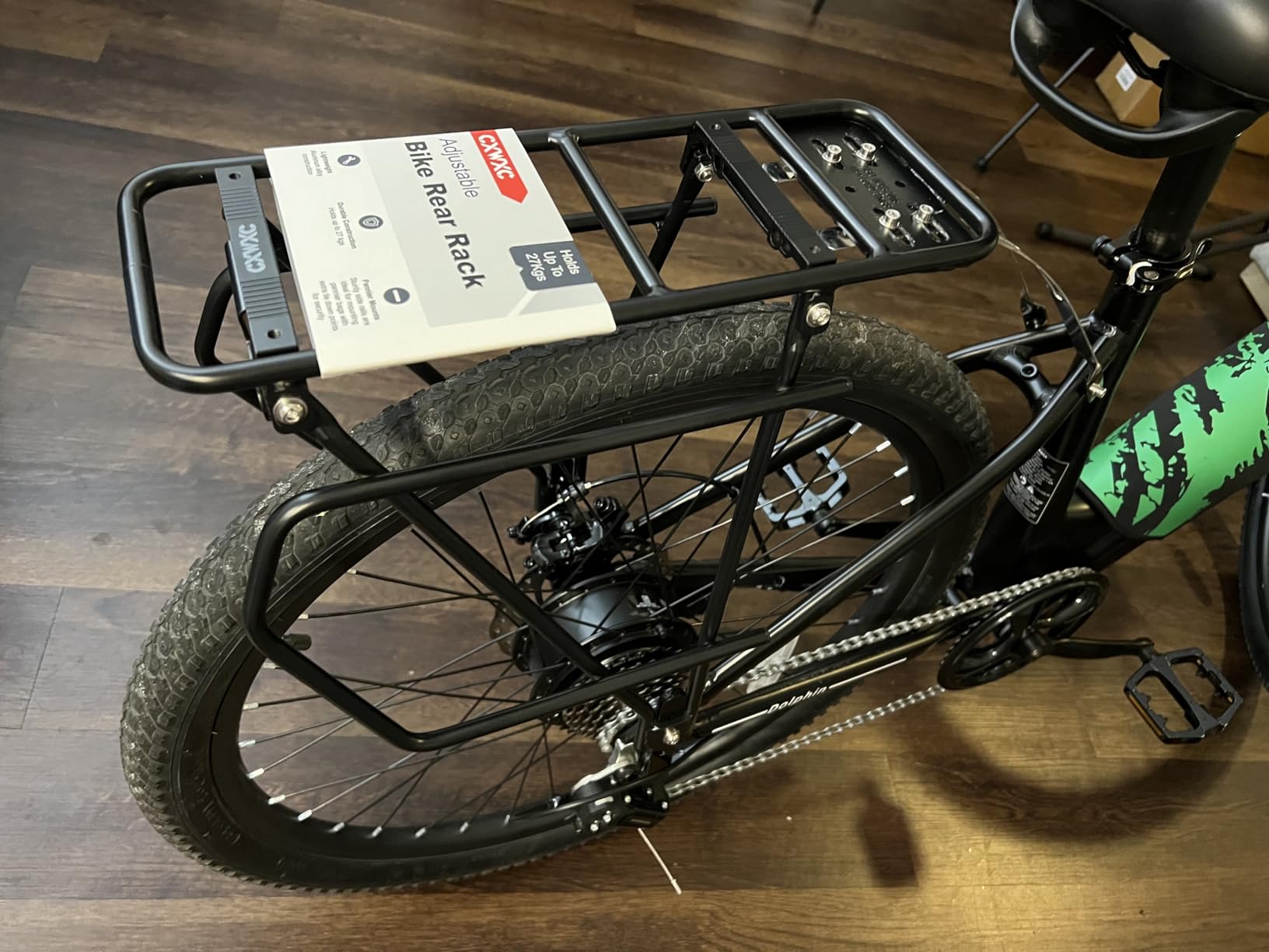 $9/mo - Finance CXWXC Rear Bike Rack with Basket - Bike Cargo Rack for ...