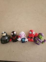 Amazon.com : Spidey & His Amazing Friends 5 Piece Finger Puppet Set ...