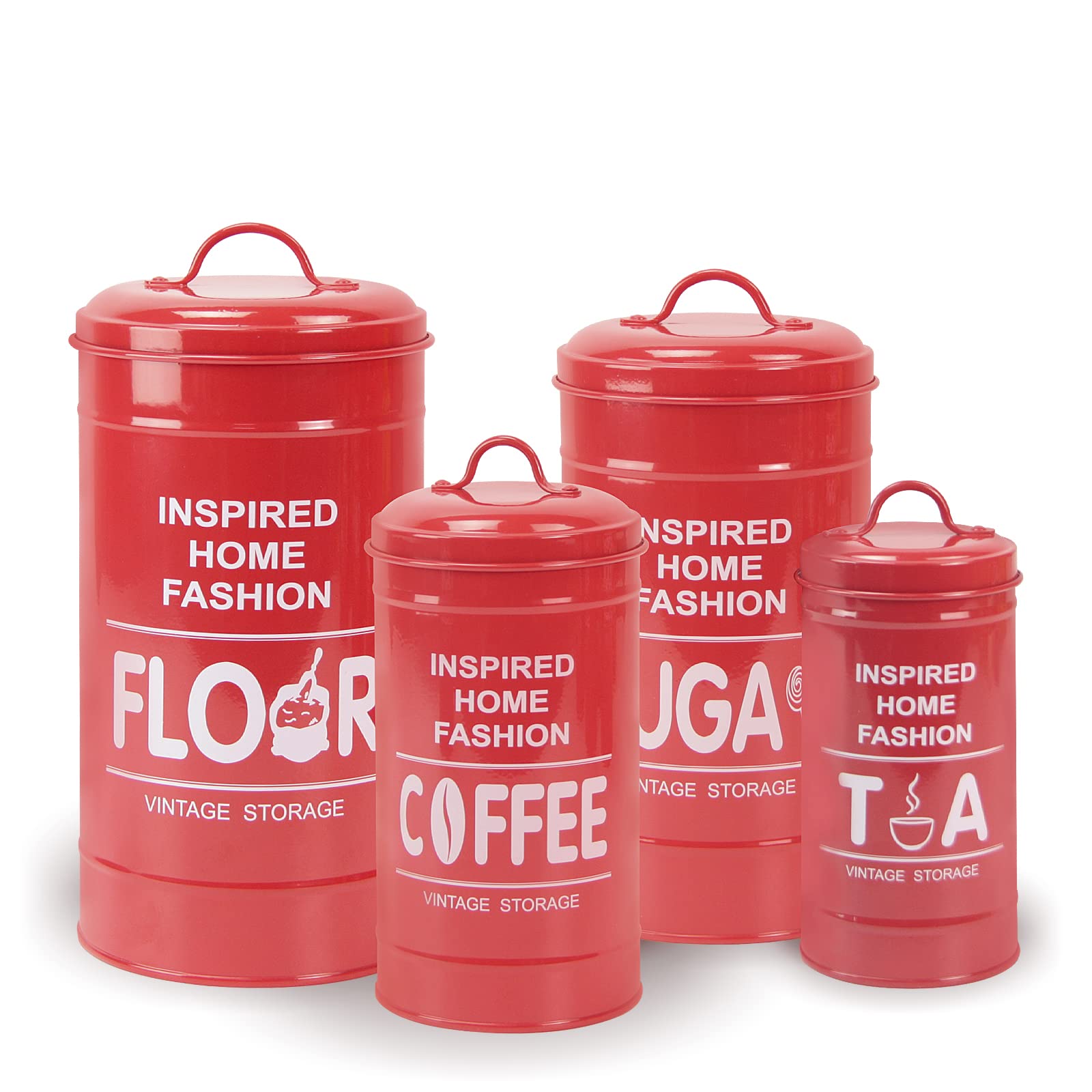 Amazon.com: LF LIKEFAIR Farmhouse Kitchen Canisters Vintage Kitchen ...