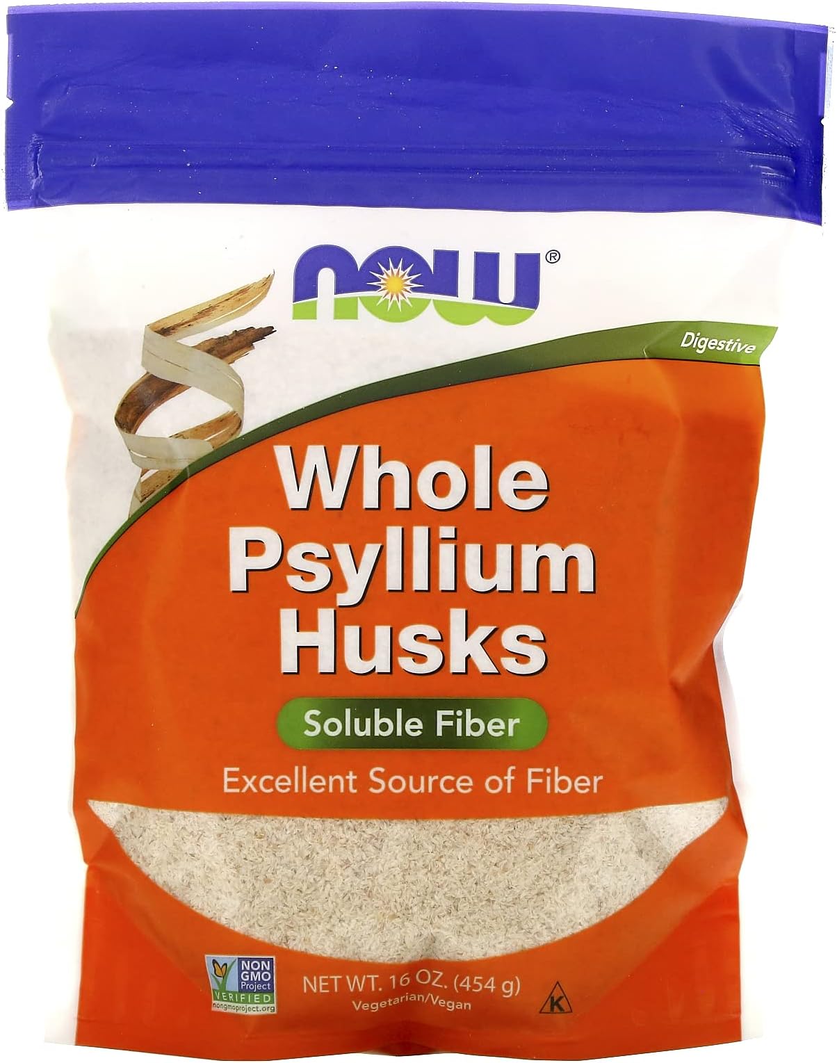 Amazon.com: NOW Foods Supplements, Whole Psyllium Husks, Certified ...