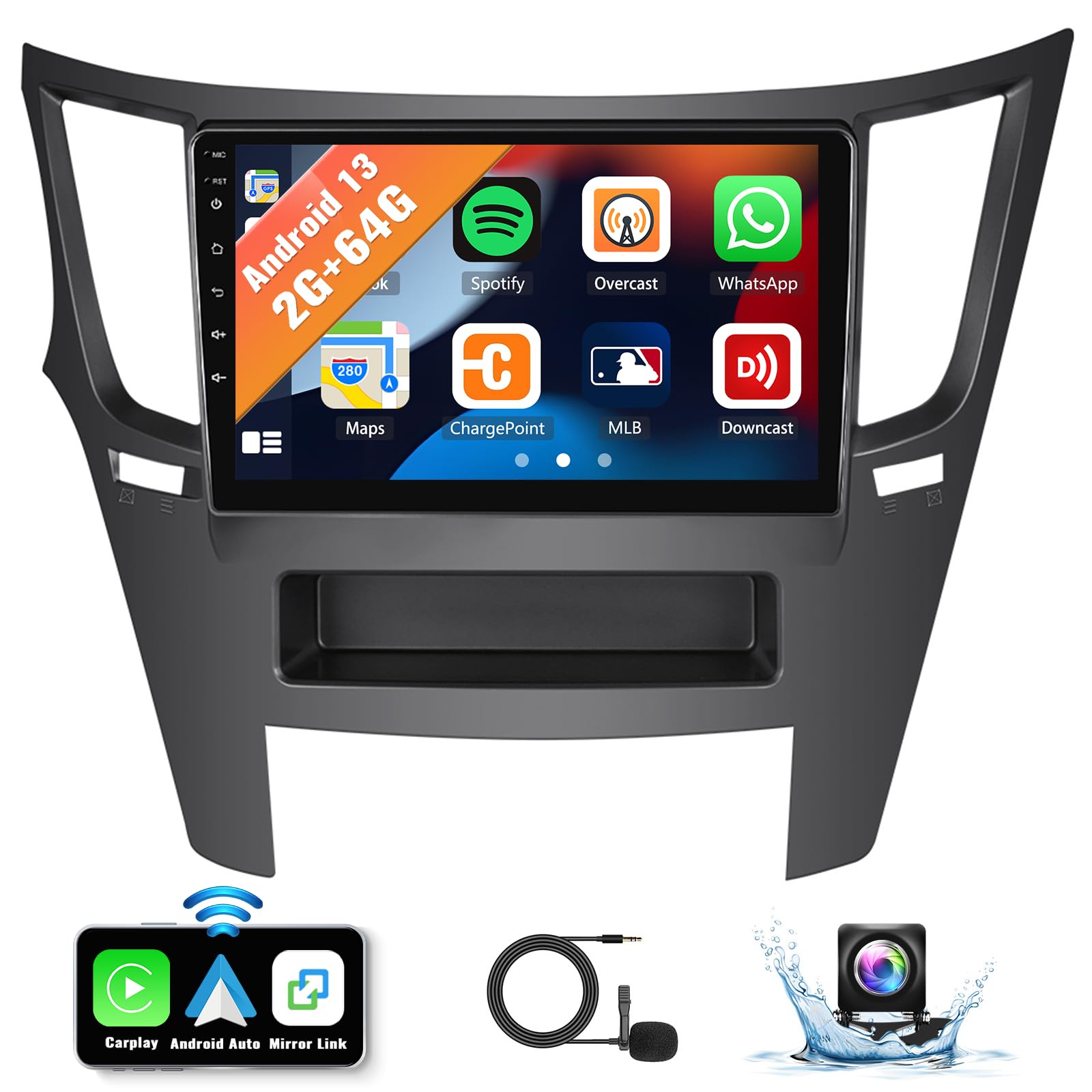 Amazon.com: SIXWIN 2G+64G Android Car Stereo for Subaru Legacy Outback ...
