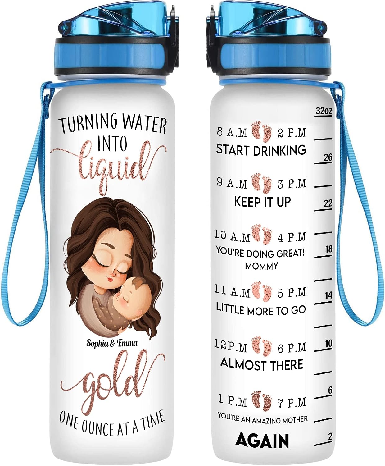 Amazon.com: Personalized Turning Water Into Liquid Gold One Ounce At A ...