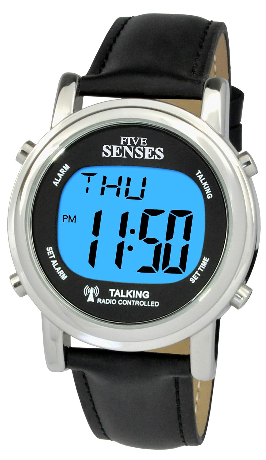 English Big Digits Atomic Digital Talking Watch with Loud Alarm Clock ...