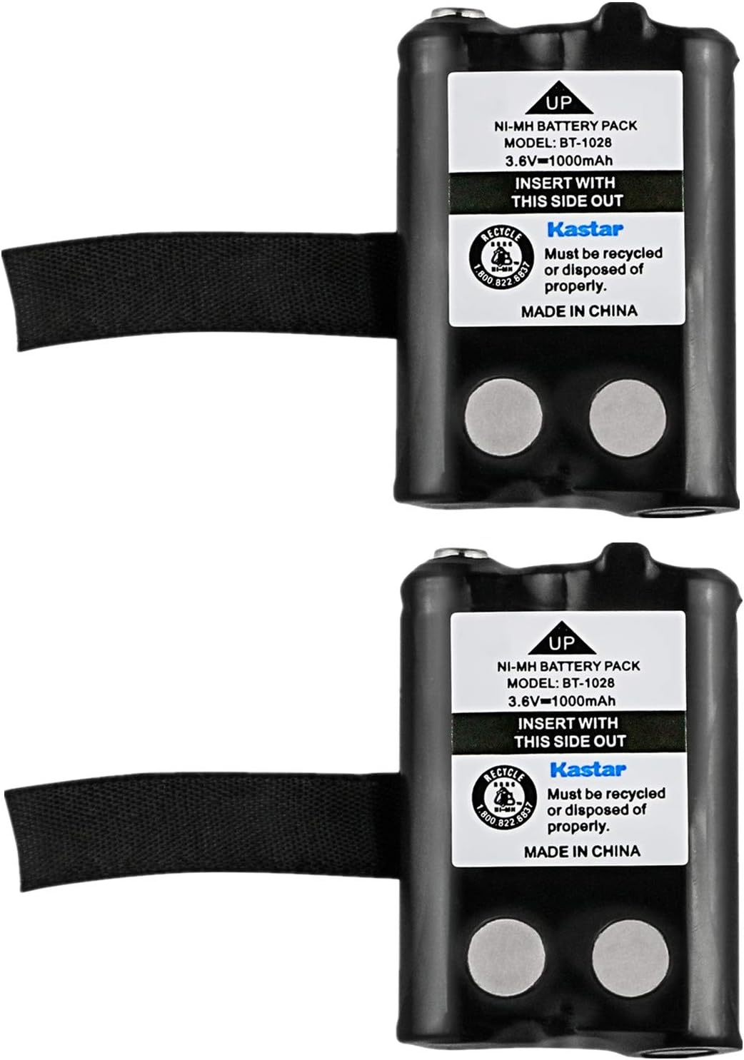 Amazon.com: Uniden BP38 Replacement NiMH Battery Pack (Set of 2); for ...