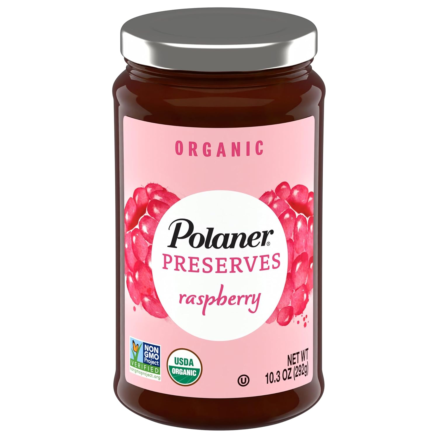 Amazon.com : Polaner Organic Preserves, Raspberry, 10.3 Ounce ...