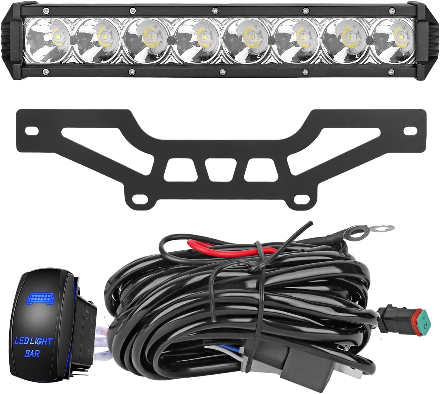 Amazon.com: Xprite 36" Rear LED Chase Light Bars, All in One w/Strobe ...