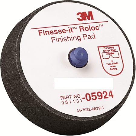Amazon.com: 3M 14736U Finesse-It Roloc Finishing Disc Pad, 3" , Yellow : Automotive