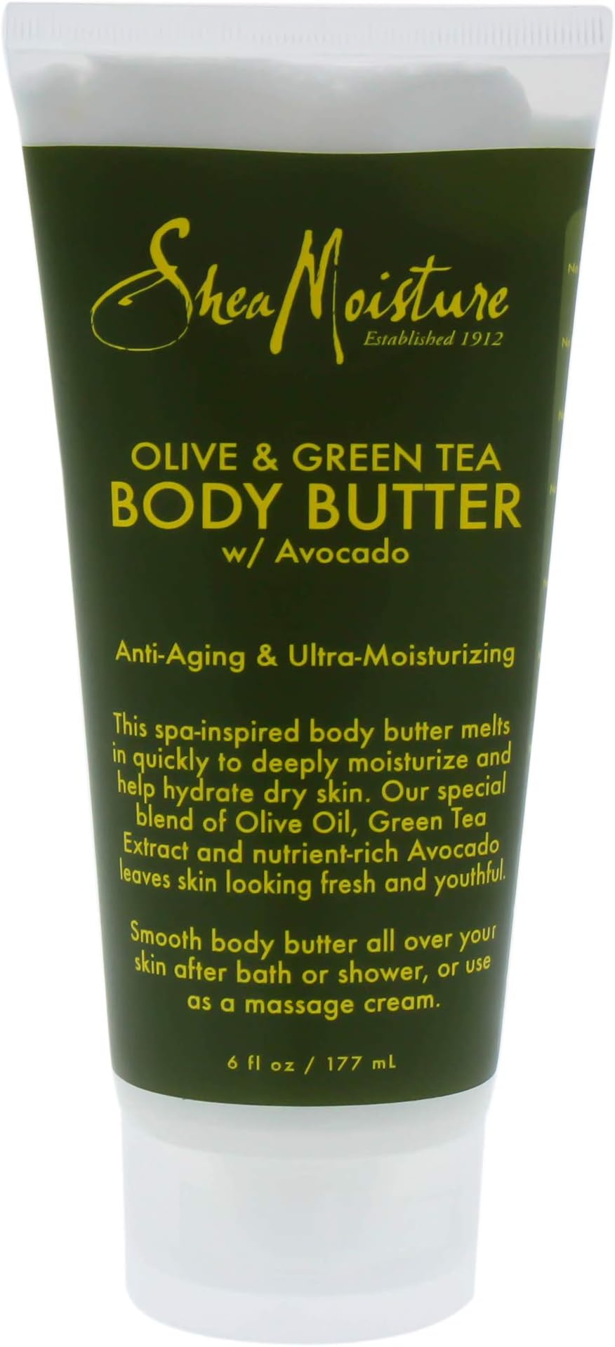Amazon.com : SheaMoisture 6 oz Olive & Green Tea Body Butter : Shea ...