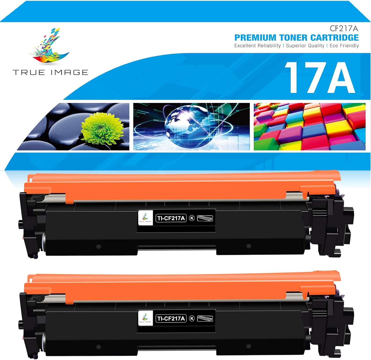 TRUE IMAGE Compatible Toner Cartridge Replacement for HP 17A CF217A ...
