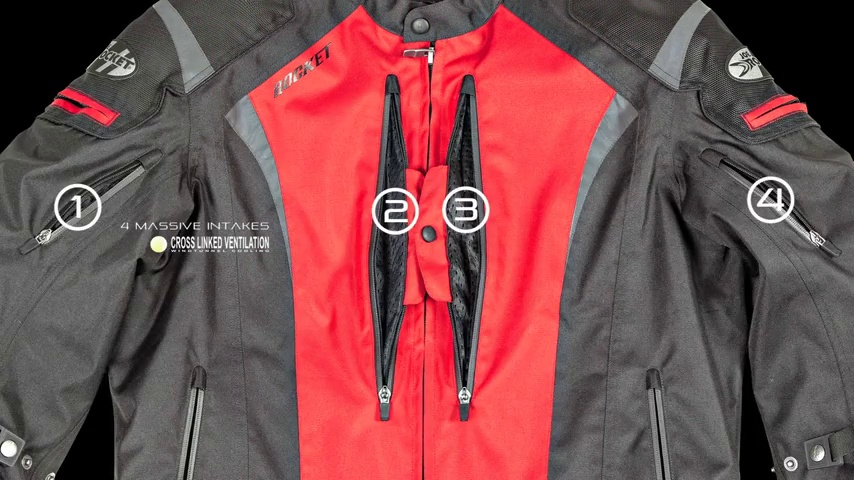 Watch Joe Rocket Atomic Men＇s 5.0 Textile Motorcycle Jacket ﹙Black ...