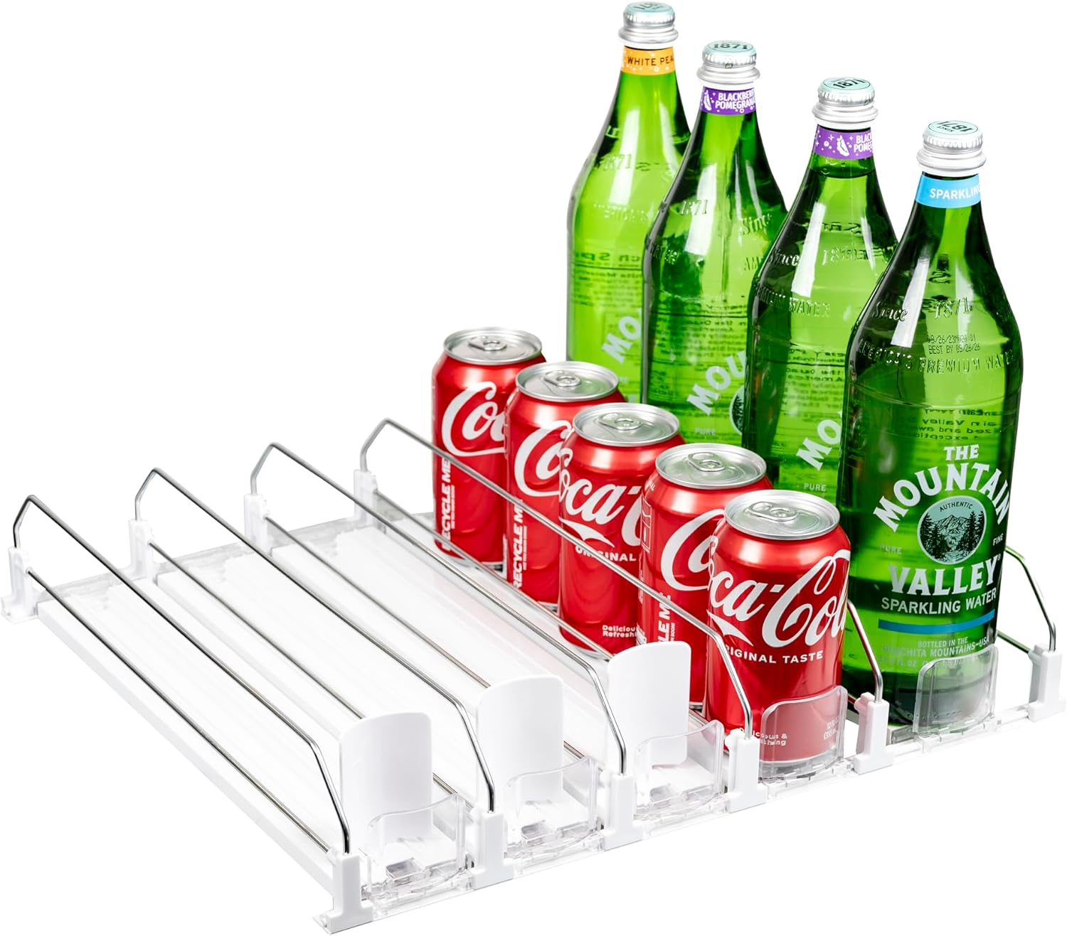 Amazon.com: Automatic Drink Organizer for Fridge- Self-Pushing Soda Can ...