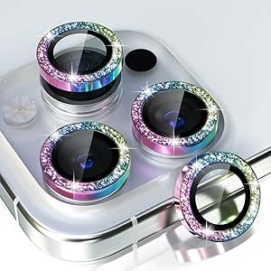 Amazon.com: Choiche Compatible for iPhone 15 Pro/iPhone 15 Pro Max Camera Lens Protector Bling ...