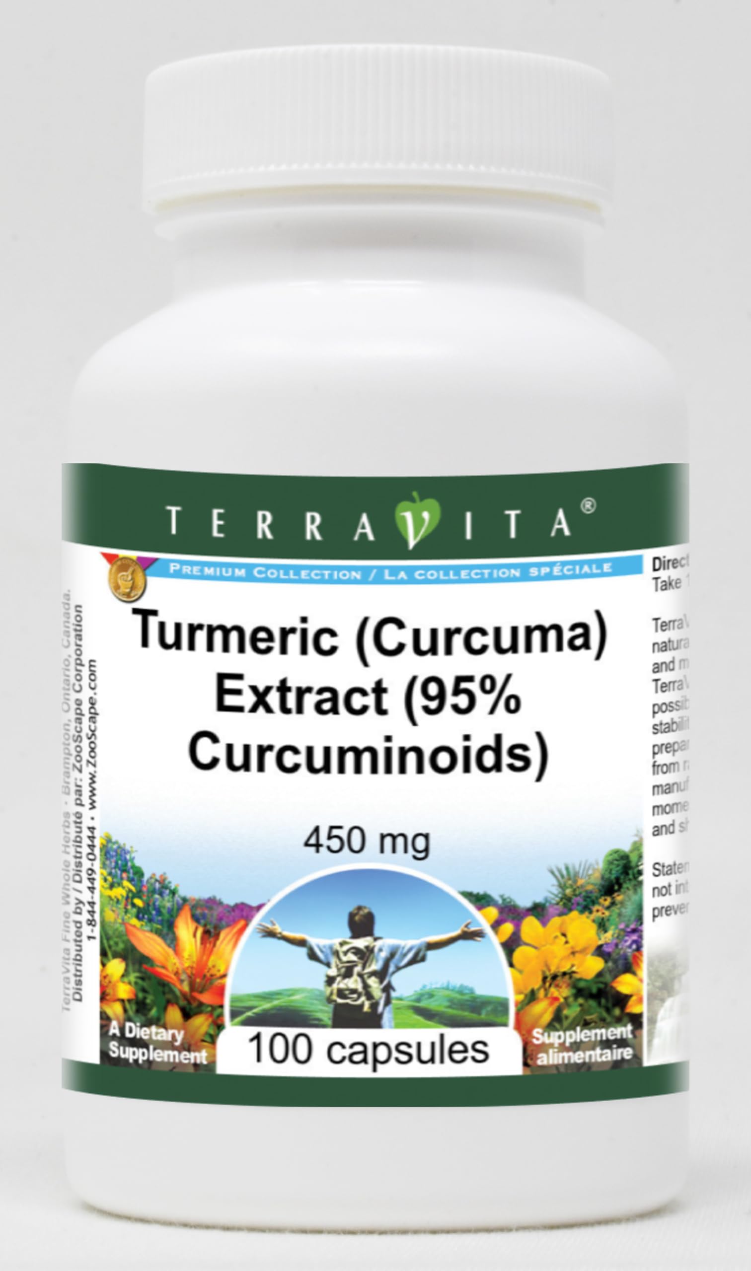 Amazon.com: Extracto de cúrcuma (curcuma) (95% curcuminoides) - 450 mg ...