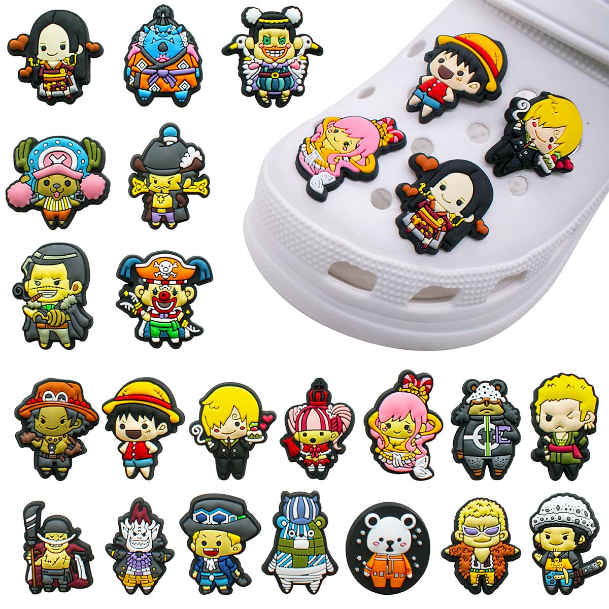 Croc Charms One Piece, Shoe Decoration Charms Cute Cartoon for Croc ...