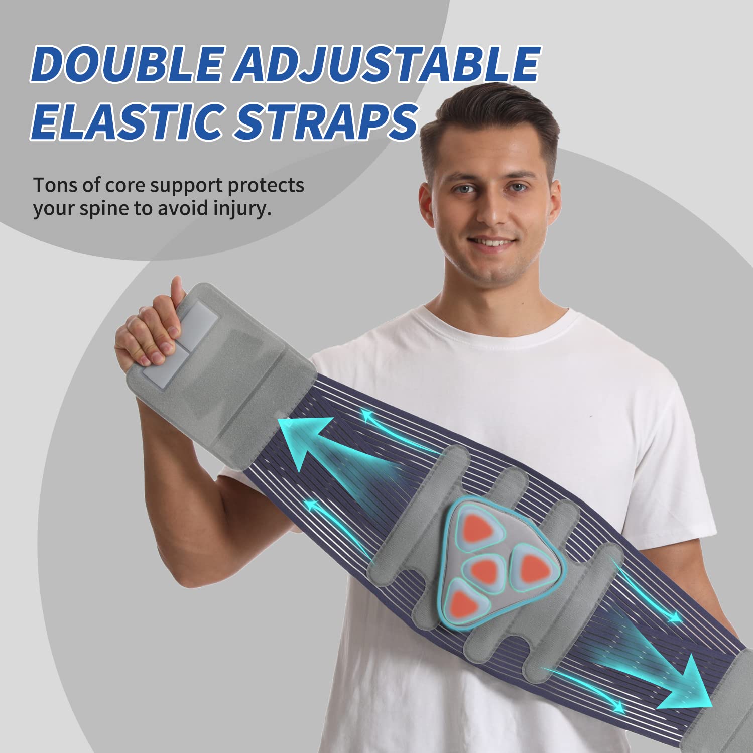 Back Brace for Doctor.Roo, Lumbar Support Belt for Women & Men with 3 ...