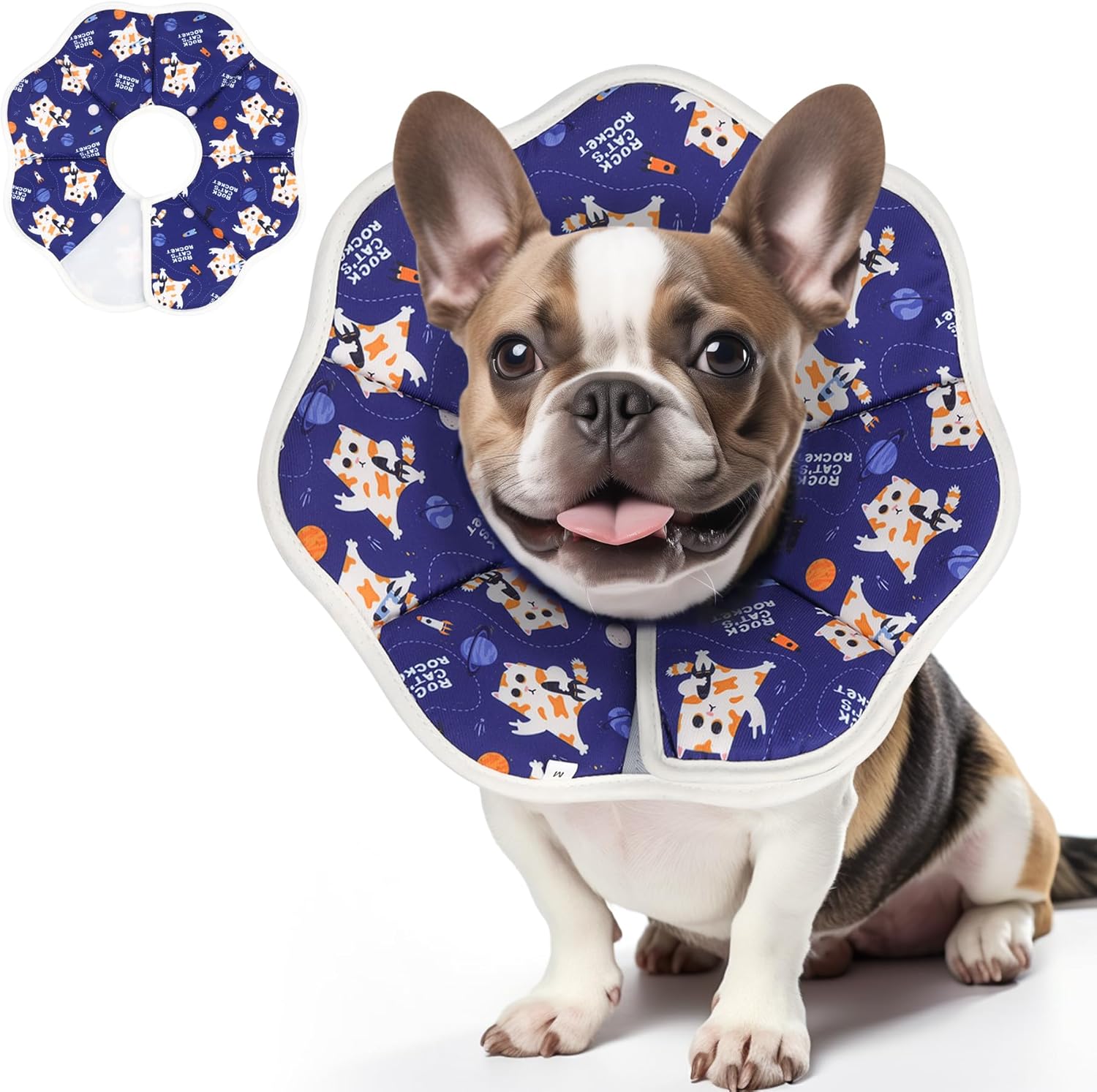 ComSaf Soft Dog Recovery Collar, Protective Adjustable Pet Cone Collar ...