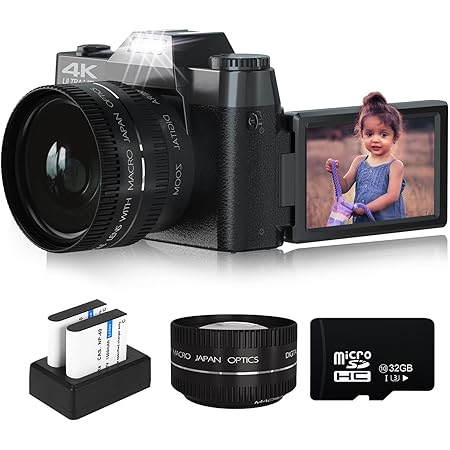 Amazon.com : 4K Digital Camera for Photography and Video [Autofocus ...