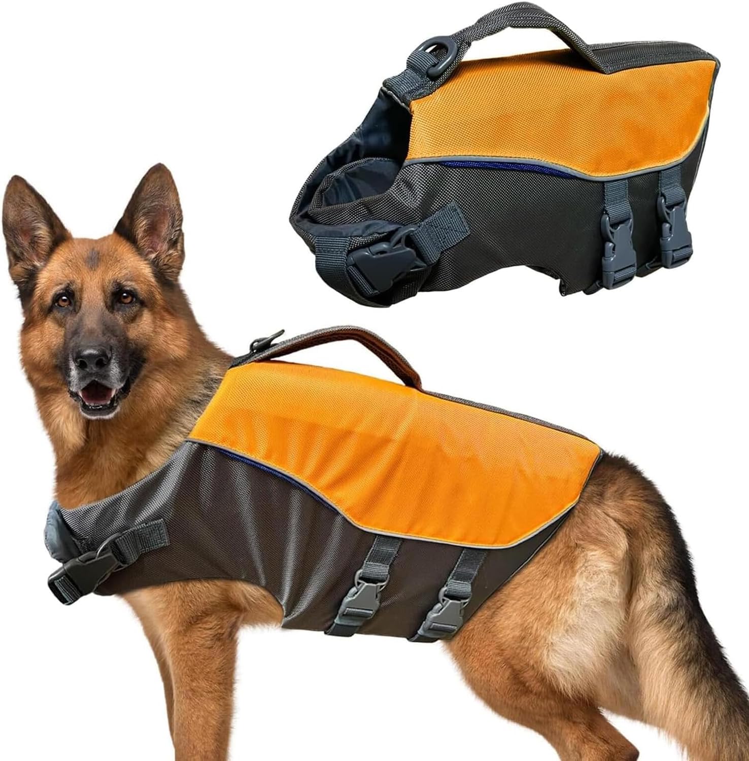 Amazon.com : KONG Aqua Pro Dog Flotation Life Jacket Vest, Swimming ...