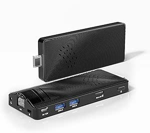 Amazon.com: Mini PC Stick Fanless, Micro Computer Stick Pentium N4200 ...