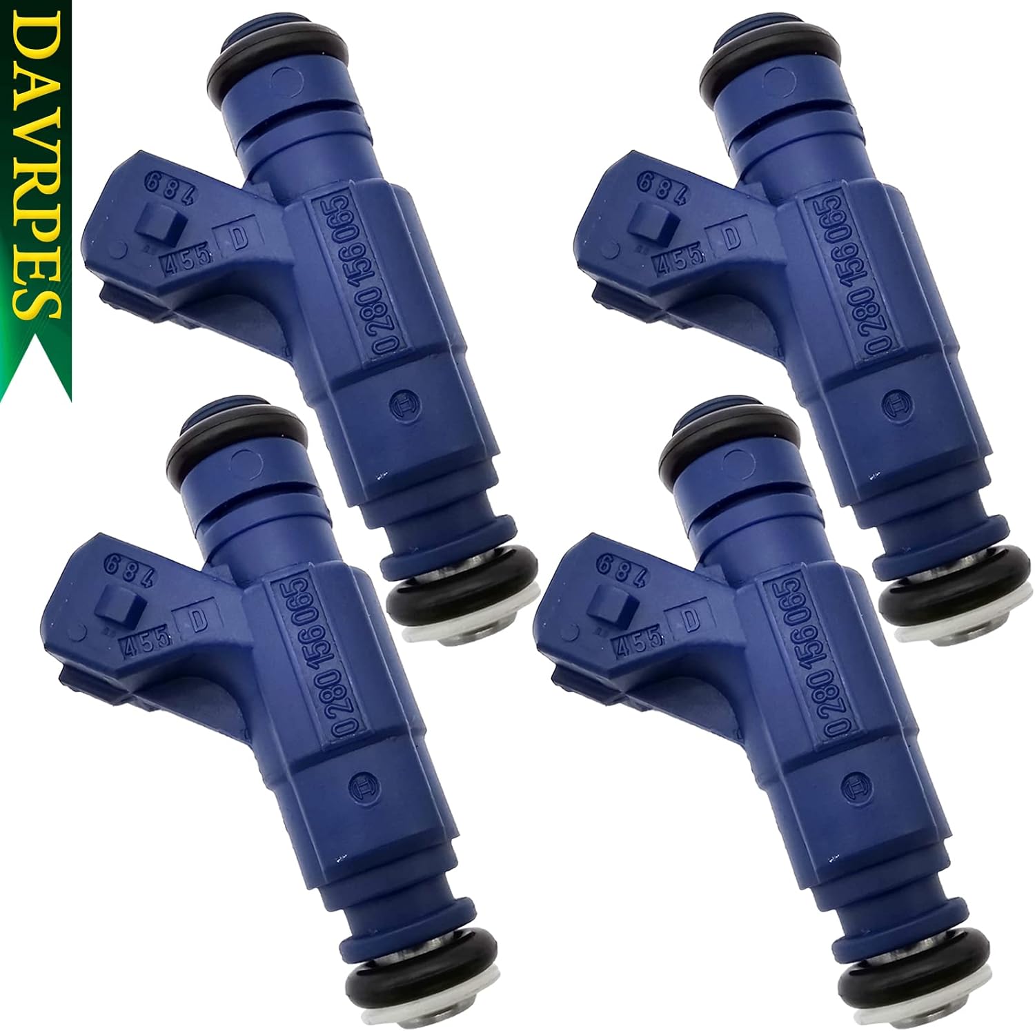 Amazon.com: DAVRPES 4PCS 0280156065 Fuel Injector 4 Holes Fuel Spray ...