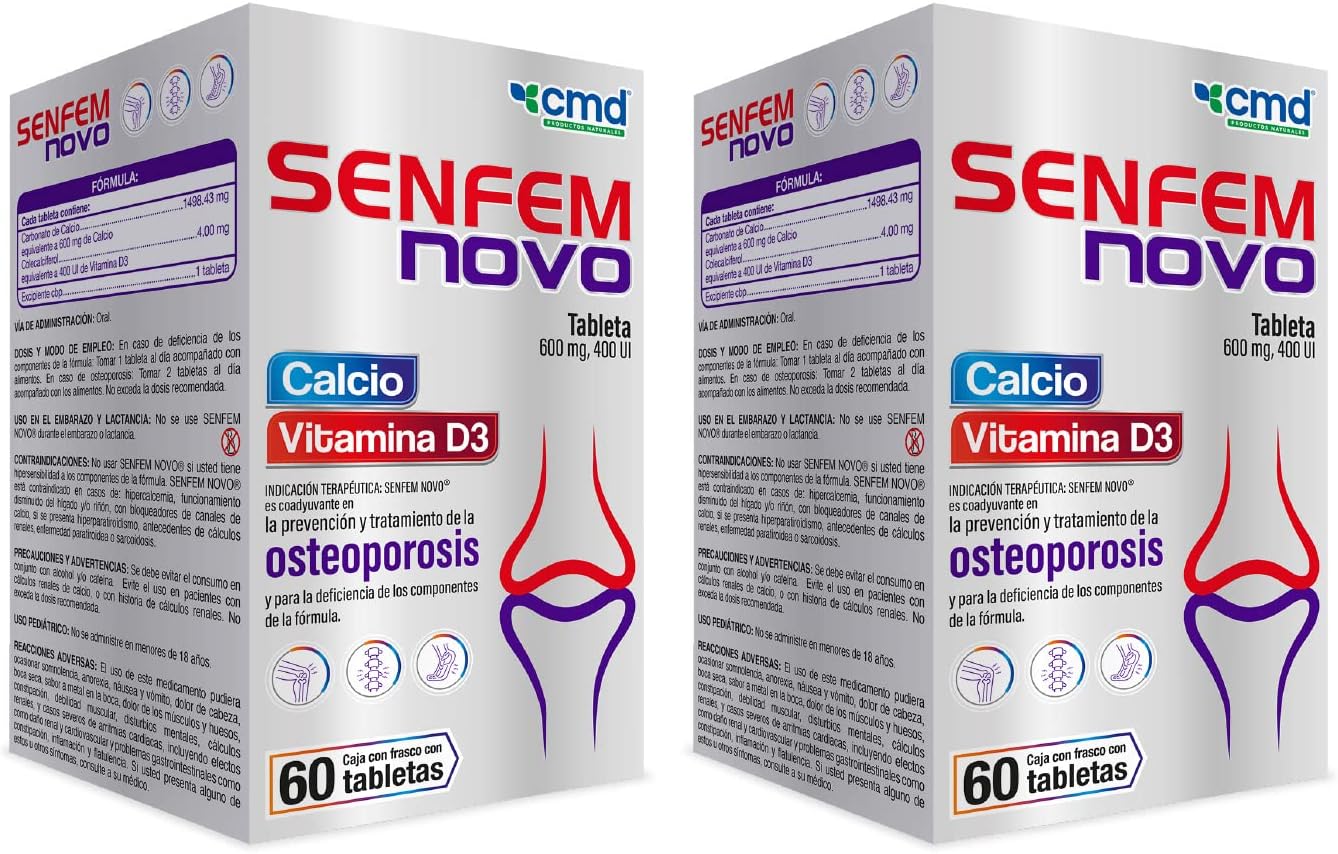 CMD - SENFEM NOVO - Calcio, colecalciferol, recomendado para el cuidado ...