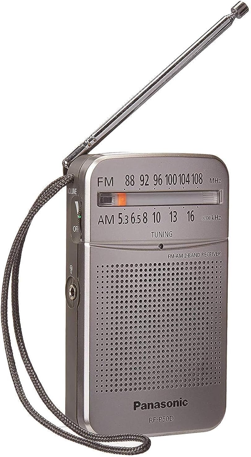 Panasonic rf-p50 AC/Battery Operated Am/FM Portable Radio : Amazon.com ...
