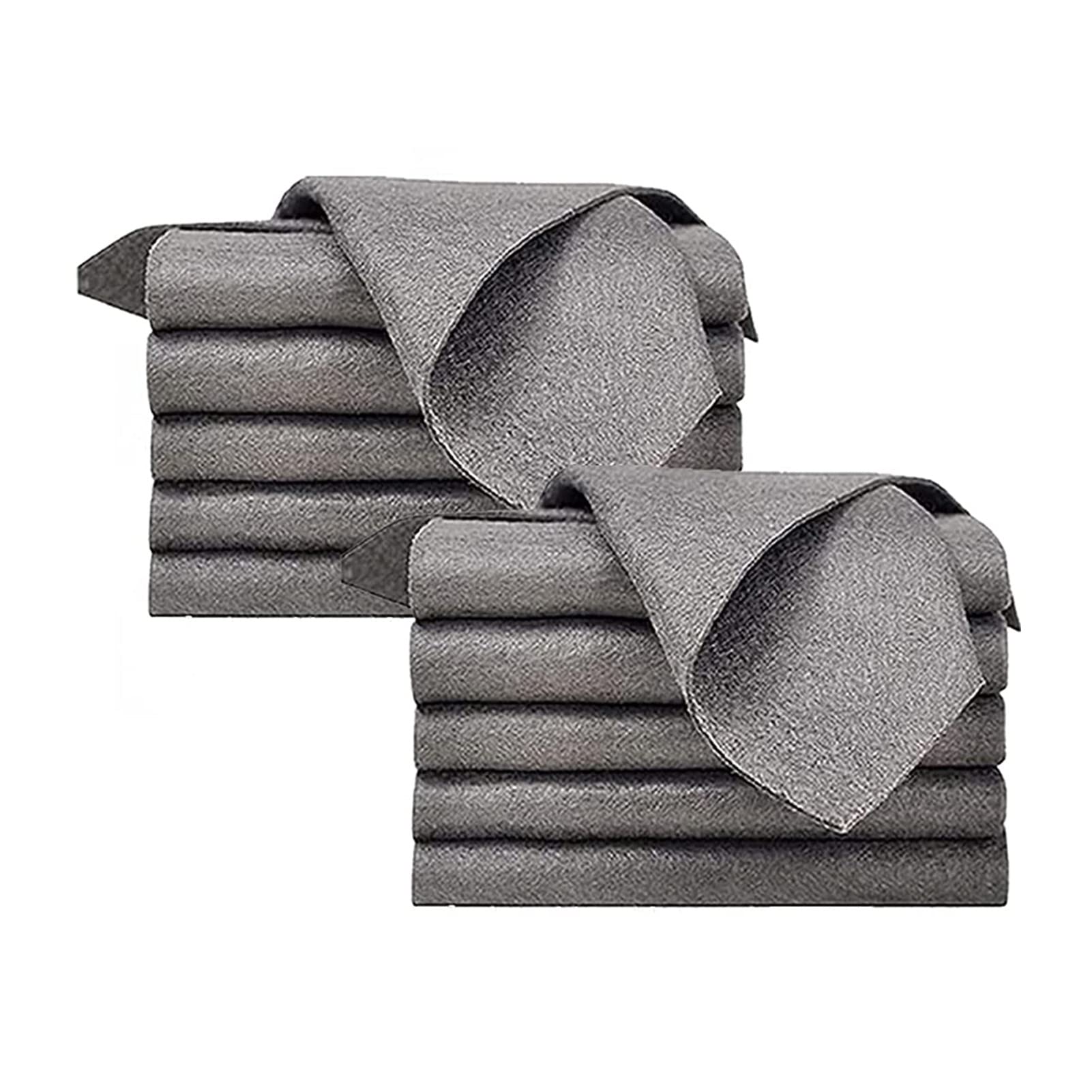 Amazon.co.jp: DECI 魔法の布 10枚セット ガラス布 超吸水フキン 痕跡、透かしのない 清掃布 清掃用具ハイテクの魔法フキン ...