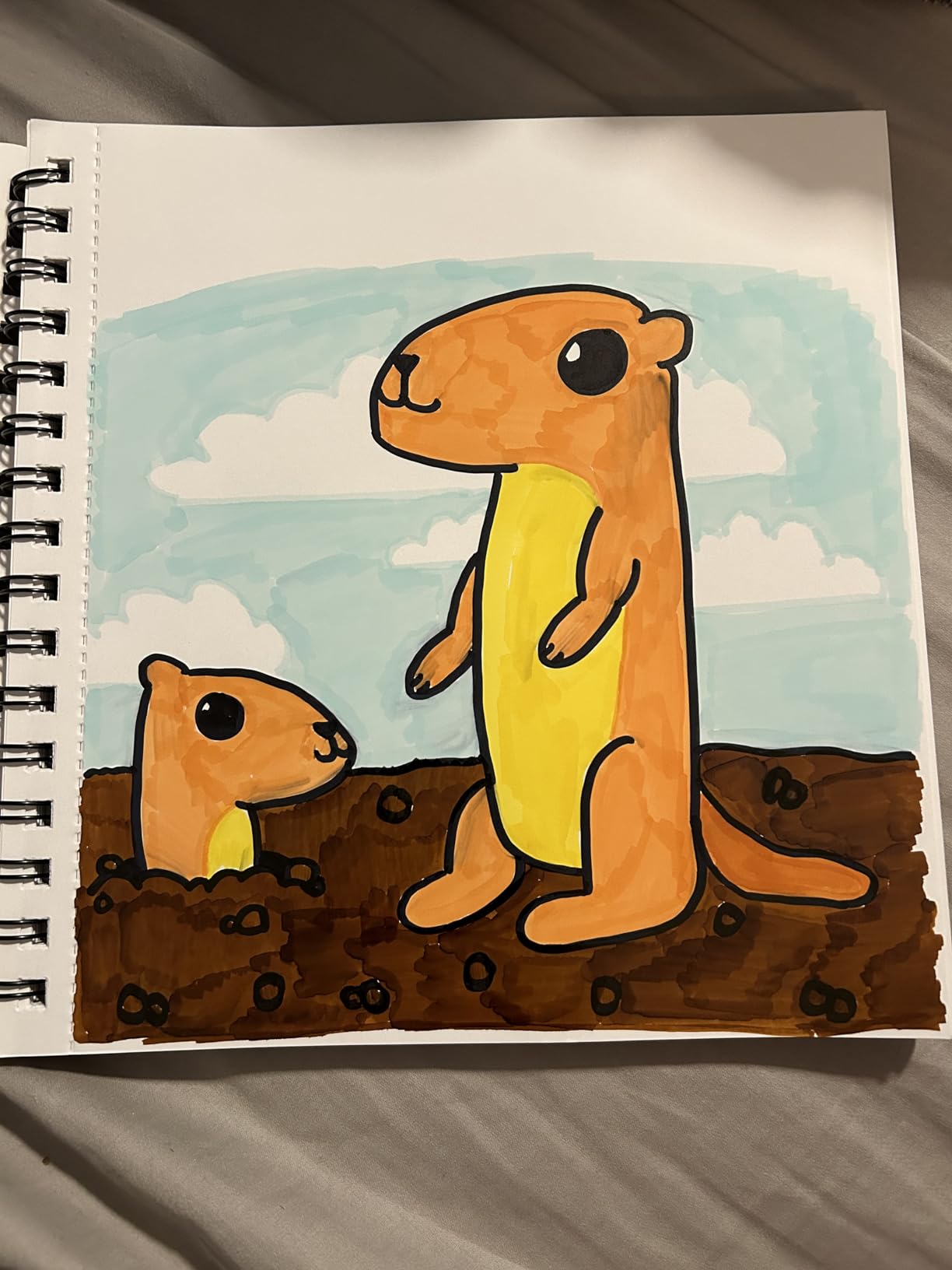 Amazon.com: Marker Paper Sketchbook - Marker Sketchbook with Bleedproof ...