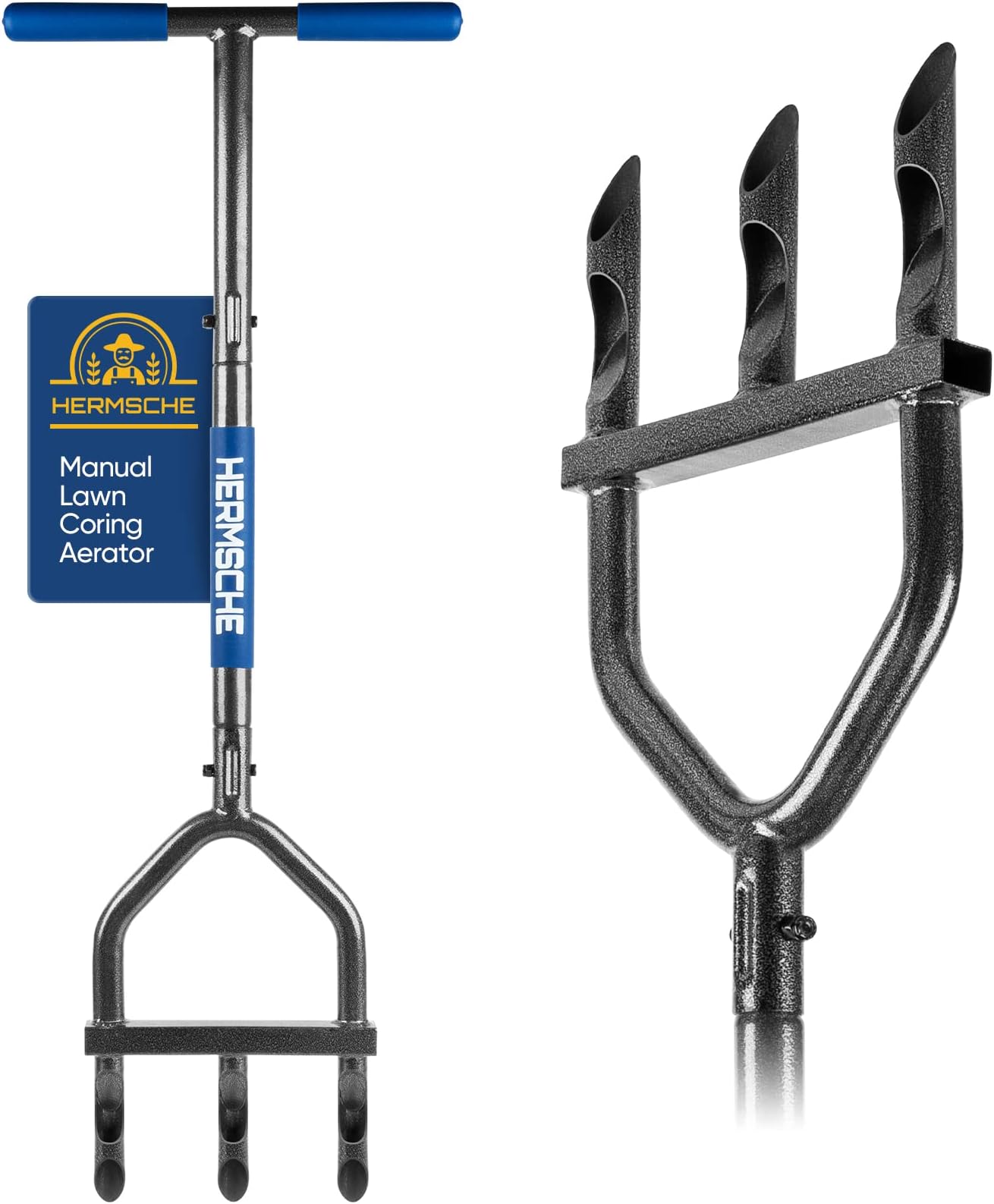 Amazon.com : K.D STONEDGE Manual Lawn Coring Aerator Tool Pulling Plugs ...