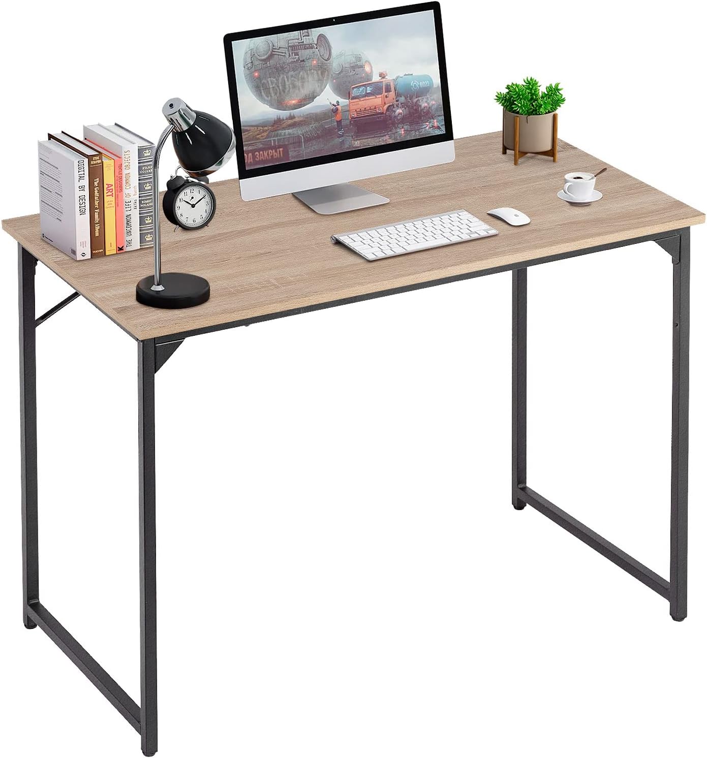 Amazon.com: Writing Desks for Home Office, Wood Computer Desk, Modern ...
