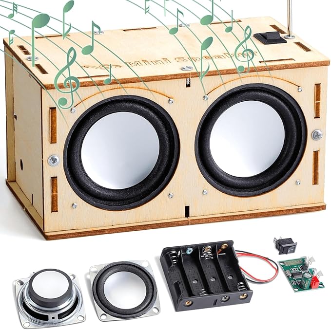 Amazon.com: STEM Science Kits for Kids Age 8-12, Build Your Own Bluetooth Speaker - Teen Boys ...