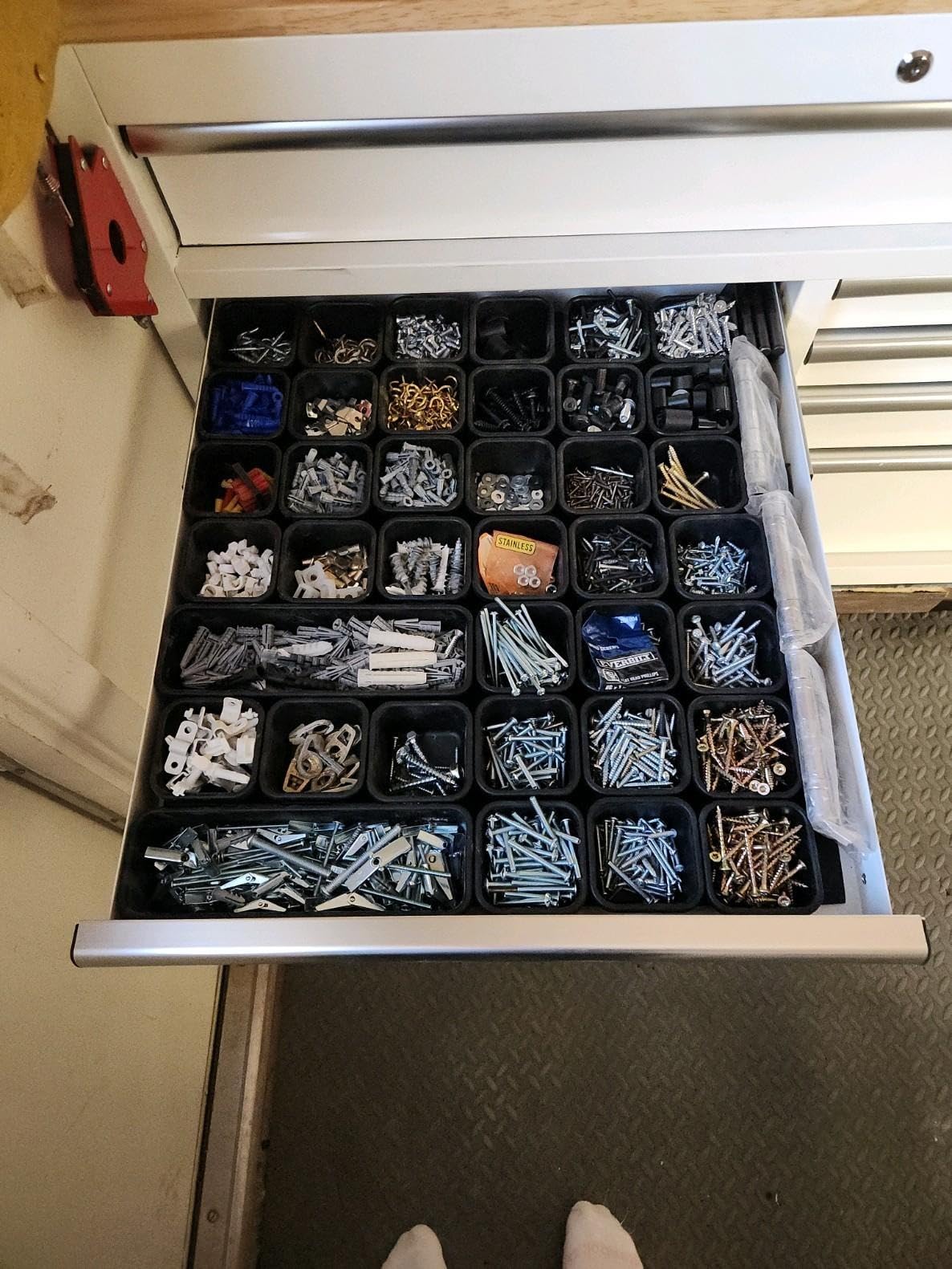 $4/mo - Finance Giklux 45 Pack Tool Box Organizer Tray Divider, Toolbox ...