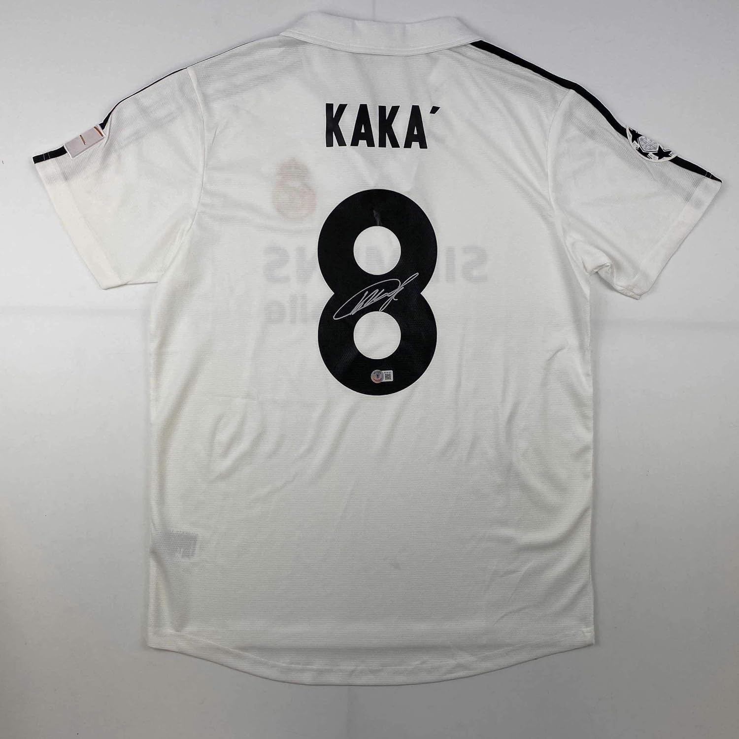 Autographed/Signed Ricardo Kaka Real Madrid White Soccer Futbol Jersey ...