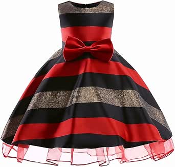 Amazon.com: AYOMIS Litter Big Girl Dress Princess Gowns Party Wedding ...