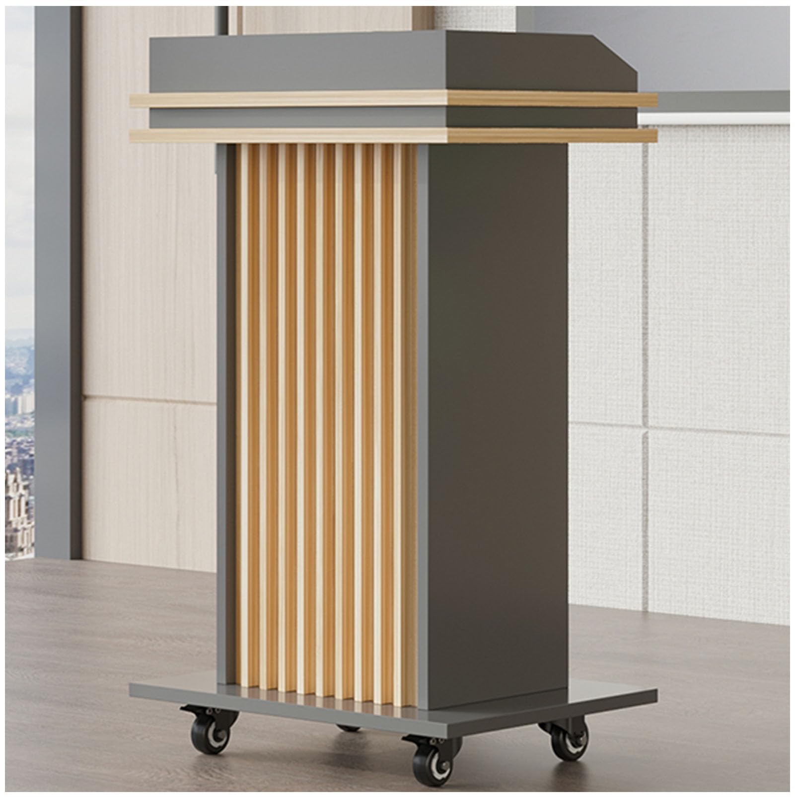 Buy Wooden Podium Stand Professional Lectern Podium, Heavy Duty Lectern ...