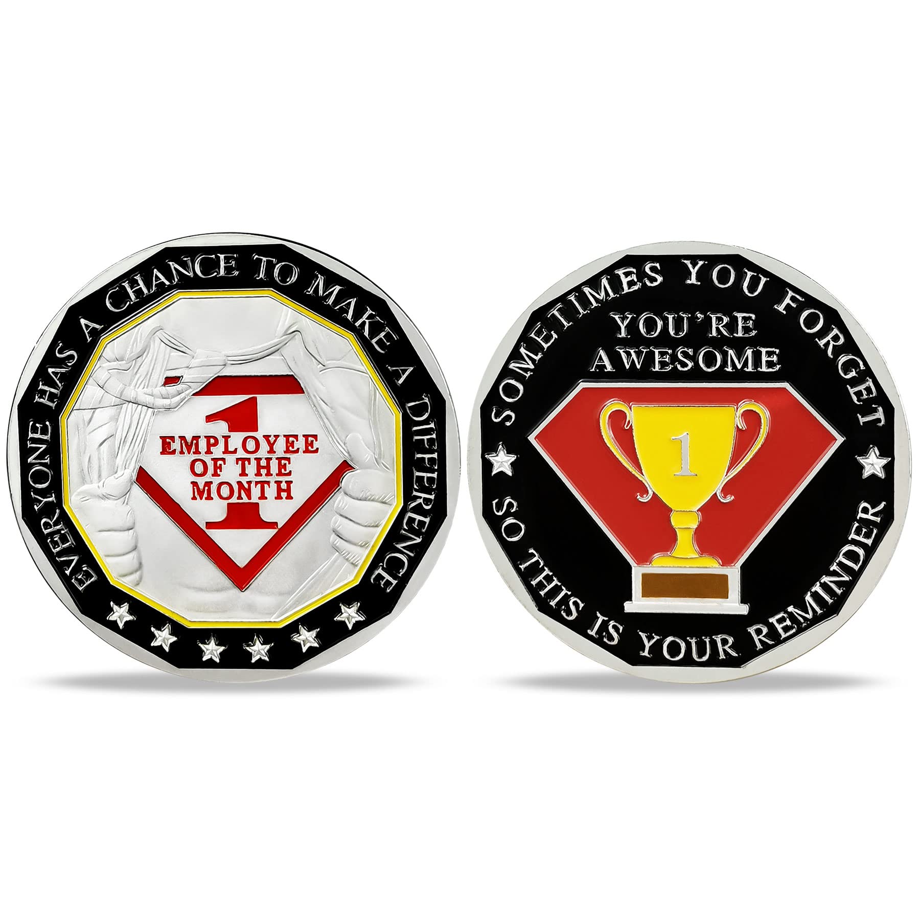 AtSKnSK Employee Appreciation Coins Encouragement Thank You Gifts ...